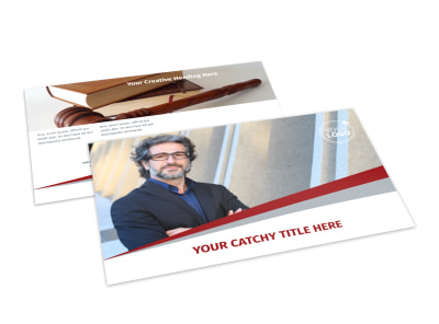Law Postcard Templates | MyCreativeShop
