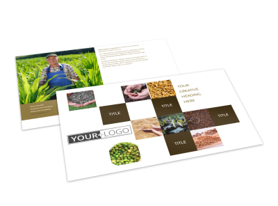 Agriculture Postcard Templates | MyCreativeShop