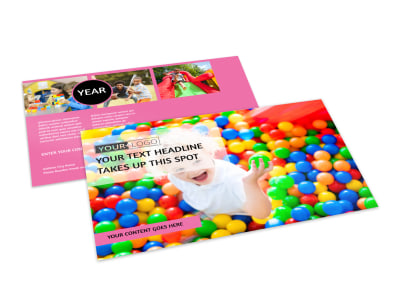 Child Care Postcard Templates | MyCreativeShop