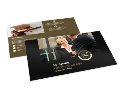 Law Postcard Templates | MyCreativeShop