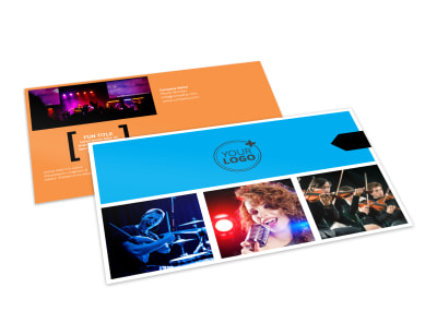 Band Postcard Templates | MyCreativeShop