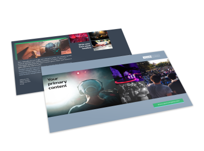 DJ Postcard Templates | MyCreativeShop