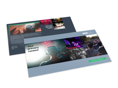 DJ Postcard Templates | MyCreativeShop