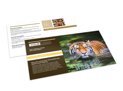 Pets & Animals Postcard Templates | MyCreativeShop