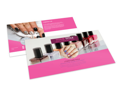 Nail Salon Postcard Templates | MyCreativeShop