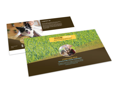 Pets & Animals Postcard Templates | MyCreativeShop