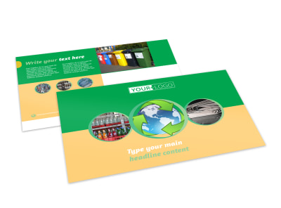 Energy & Environment Postcard Templates | MyCreativeShop