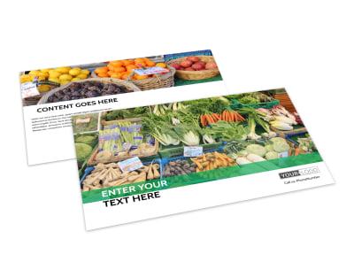 Agriculture Postcard Templates | MyCreativeShop
