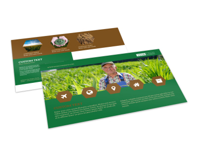 Agriculture Postcard Templates | MyCreativeShop
