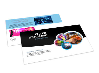 Nightclub Postcard Templates | MyCreativeShop