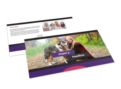 Pet Adoption Postcard Templates | MyCreativeShop