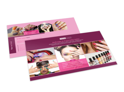 Nail Salon Postcard Templates | MyCreativeShop