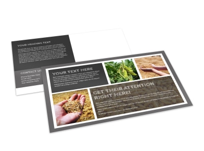 Agriculture Postcard Templates | MyCreativeShop