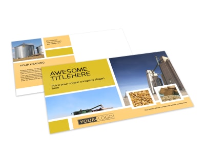 Agriculture Postcard Templates | MyCreativeShop