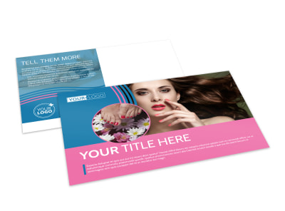 Beauty Postcard Templates | MyCreativeShop
