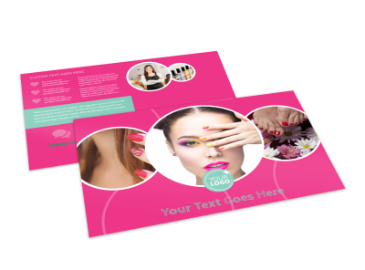 Nail Salon Postcard Templates | MyCreativeShop