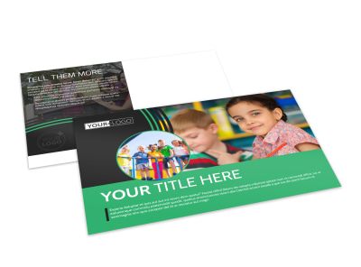Child Care Postcard Templates | MyCreativeShop