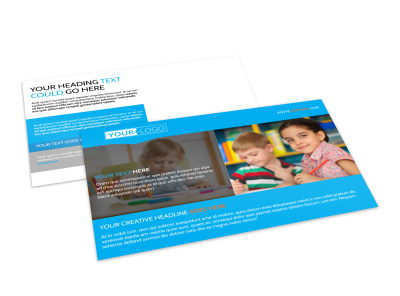 Child Care Postcard Templates | MyCreativeShop