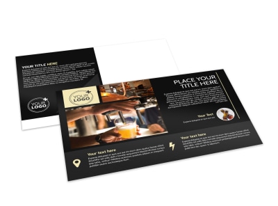 Food & Beverage Postcard Templates | MyCreativeShop