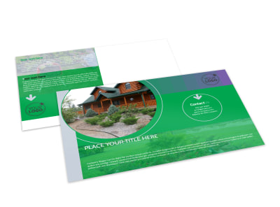 Lawn & Garden Postcard Templates | MyCreativeShop