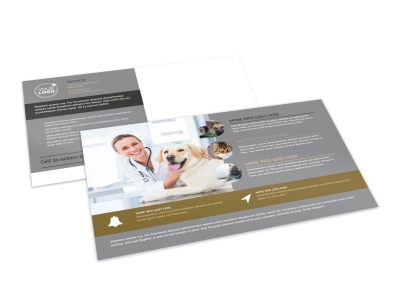 Pets & Animals Postcard Templates | MyCreativeShop