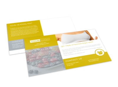 Weight Loss Postcard Templates | MyCreativeShop