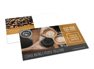Coffee Shop Postcard Templates | MyCreativeShop