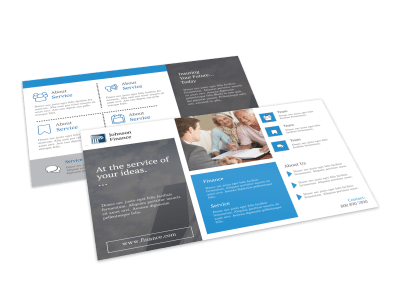 Financial Advisor Postcard Templates | MyCreativeShop