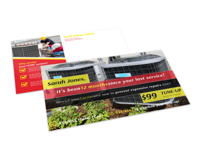 HVAC Postcard Templates | MyCreativeShop