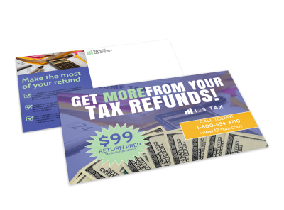 Financial Services Postcard Templates | MyCreativeShop