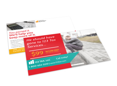 Financial Services Postcard Templates | MyCreativeShop