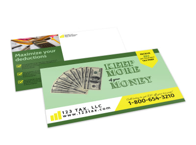 Tax Postcard Templates | MyCreativeShop