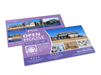 Open House Postcard Templates | MyCreativeShop