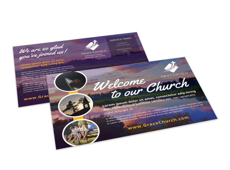 Church Postcard Templates | MyCreativeShop