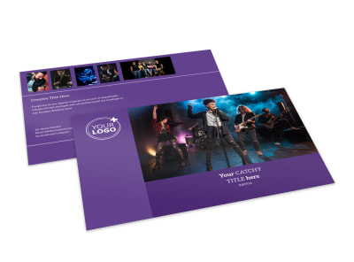 Concert Postcard Templates | MyCreativeShop