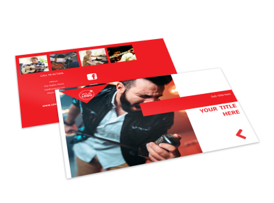 Music Lesson Postcard Templates | MyCreativeShop