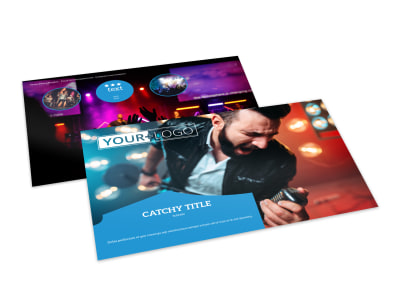 Concert Postcard Templates | MyCreativeShop