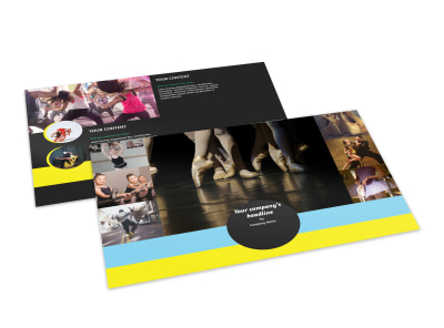Dance Postcard Templates | MyCreativeShop