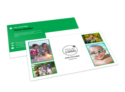 Summer Camp Postcard Templates | MyCreativeShop