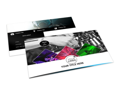 DJ Postcard Templates | MyCreativeShop