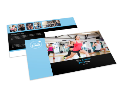 Personal Trainer Postcard Templates | MyCreativeShop