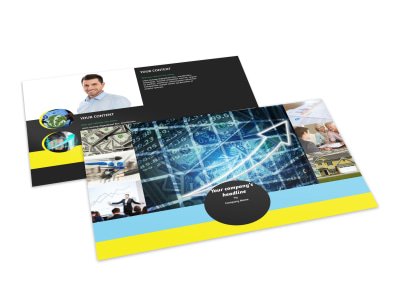 Financial Services Postcard Templates | MyCreativeShop