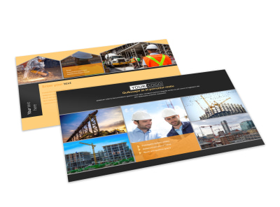 Construction Postcard Templates | MyCreativeShop