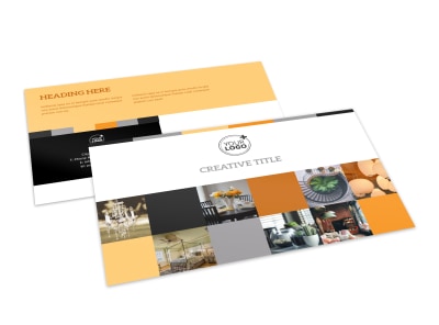 Creative Interior Design Postcard Template | MyCreativeShop