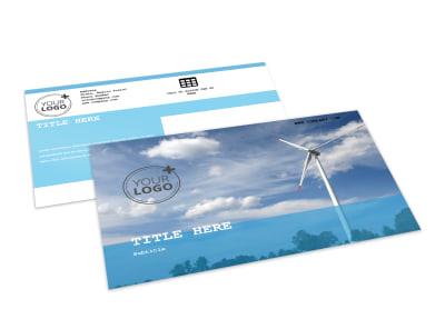 Energy & Environment Postcard Templates | MyCreativeShop