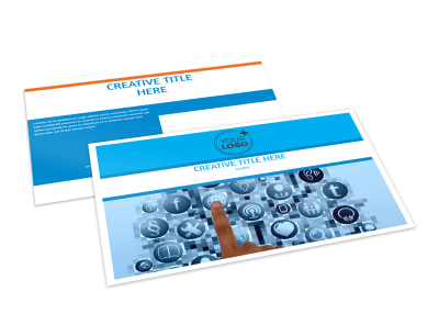 Technology Postcard Templates | MyCreativeShop