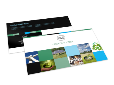 Energy & Environment Postcard Templates | MyCreativeShop