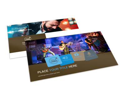 Band Postcard Templates | MyCreativeShop