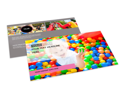 Child Care Postcard Templates | MyCreativeShop