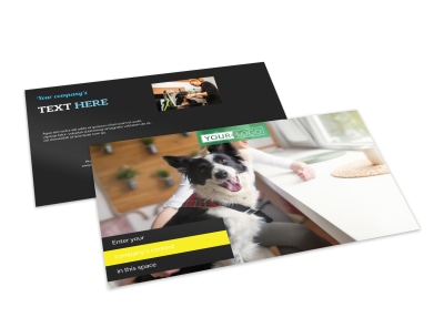 Pets & Animals Postcard Templates | MyCreativeShop